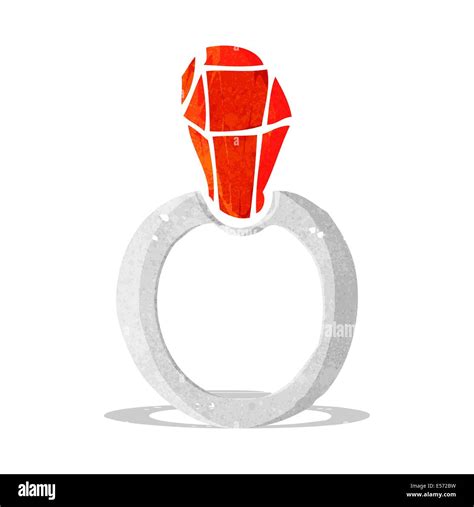 Cartoon Ruby Ring Stock Vector Image And Art Alamy