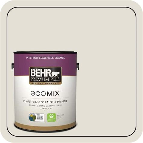 Behr Premium Plus 1 Gal Ecc 15 2 Light Sandstone Eggshell Enamel