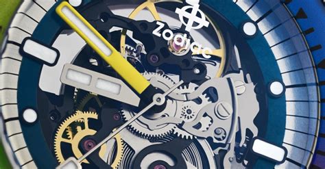 Zodiac Gets Colorful With Latest Super Sea Wolf Skeleton Watch Maxim