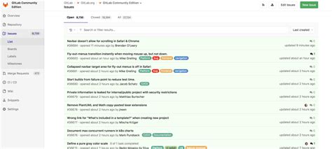 Index · Issues · Project · User · Help · Gitlab