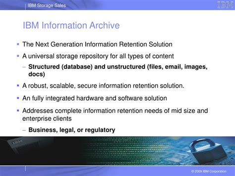 Ppt Ibm Information Archive Powerpoint Presentation Free Download Id