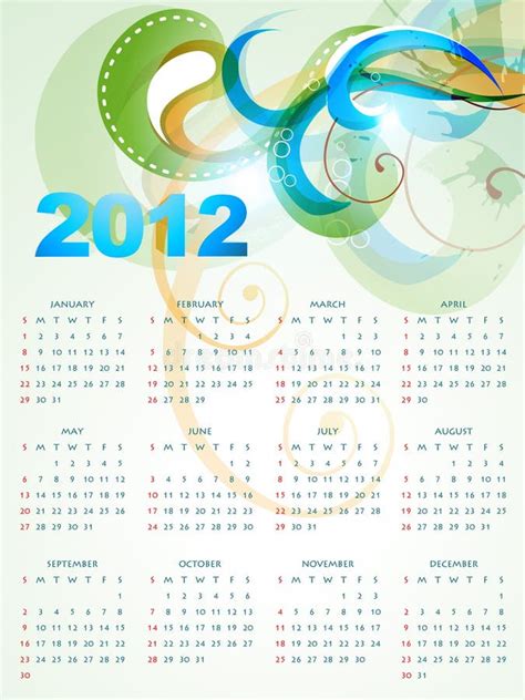 Calendario Del Vector Ilustraci N Del Vector Ilustraci N De Enero