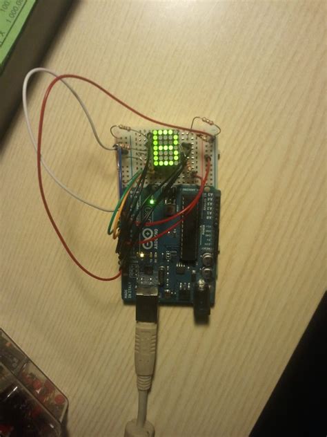 Drawing On A 7×5 Led Matrix With Arduino In C Duino