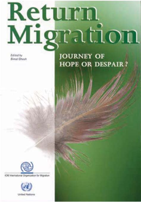 Return Migration Journey Of Hope Or Despair Iom Publications Platform