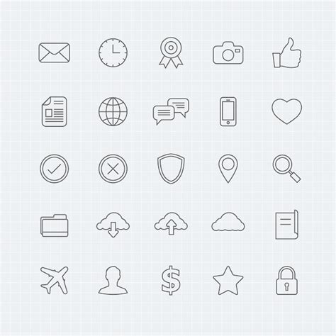 Premium Vector Generic Vector Thin Line Symbol Icon
