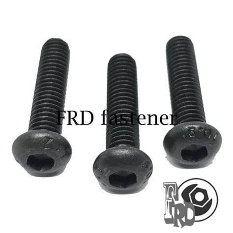 Jual Baut L Button Head M8 Drat 8 Mm Pitch 125mm Kunci L 5 Baja Hitam