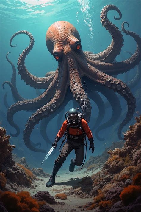 Download Sea Octopus Monster Royalty Free Stock Illustration Image