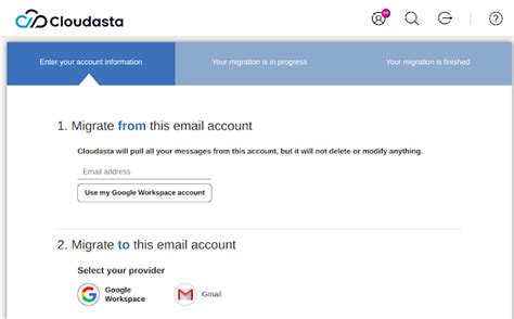 Email Migration Google Workspace Marketplace