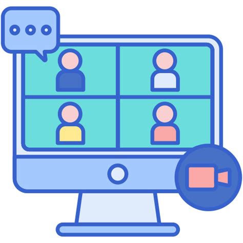 Virtual Class Flaticons Lineal Color Icon