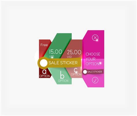 Premium Vector Paper Infographic Template