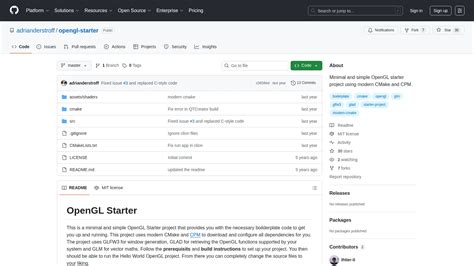 Opengl Starter Starter Index