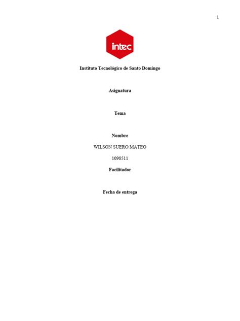 Hoja De Presentacion Pdf