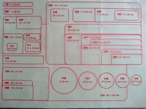 Ukuran Kertas Label Undangan