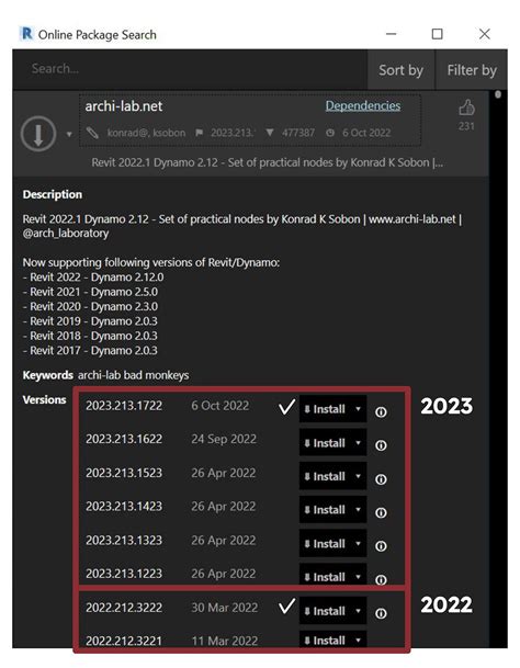 Essential Dynamo Packages