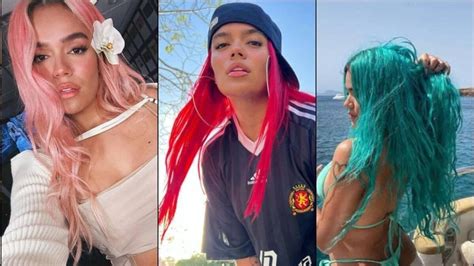 Karol G Estos Han Sido Los Cambios De Look Y De Cabello Que Ha Tenido