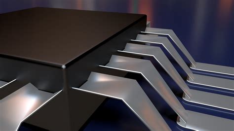 3d Model Mini Computer Chip Vr Ar Low Poly Cgtrader