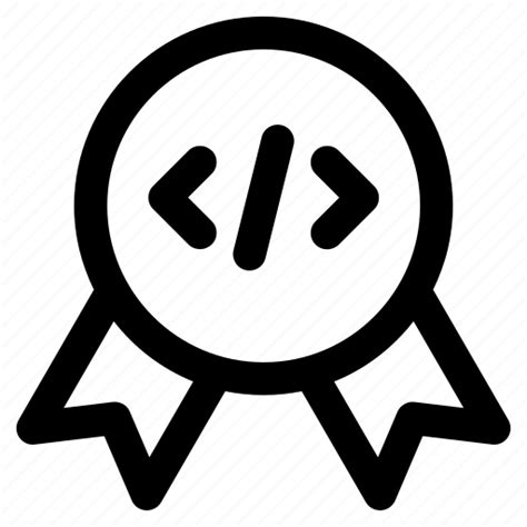 Quality Coding Badge Code Label Icon Download On Iconfinder