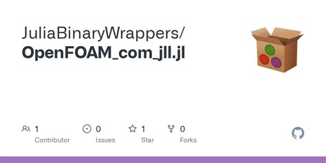 GitHub JuliaBinaryWrappers OpenFOAM Jll Jl