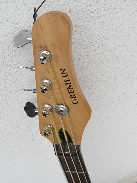 Gremlin 34 Bass Guitar 1990s Black Reverb