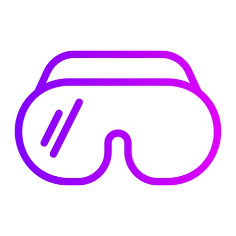 Virtual Reality Glasses Generic Gradient Outline Icon Virtual Reality Glasses Generic Gradient Outline Icon