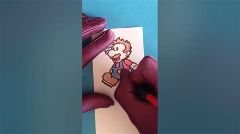 Make Super Mario Paper Doll Part 1 슈퍼 마리오 종이 인형 만들기 スーパーマリオペーパードールを作る 制作超级玛丽奥纸娃娃
