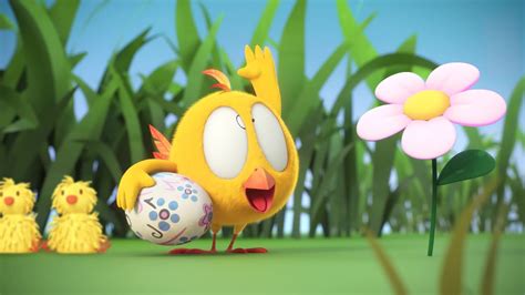 Chicky Is Playing In The Yard Wheres Chicky Cartoon Collection In