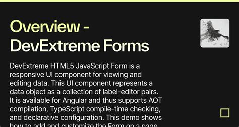 Overview Devextreme Forms And Multi Purpose Forked Codesandbox
