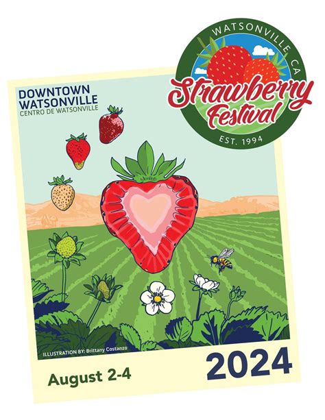 Watsonville Strawberry Festival Kickoff At Watsonville Plaza On 2nd
