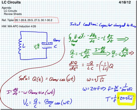 LC Circuits AP Physics C