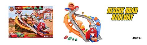 Mattel Disney And Pixar Cars Toy Playset Lightning Mcqueen And Chicks Hicks And 2 Pitty
