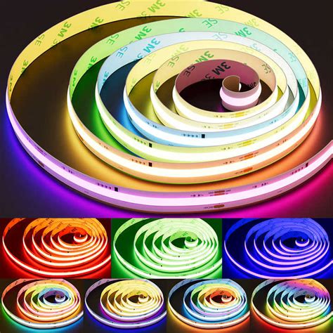 Cob Led Strip Pixel Addressable Rgb Dream Color Flexible 630ledsm Smart Ip65 Light Strings Room