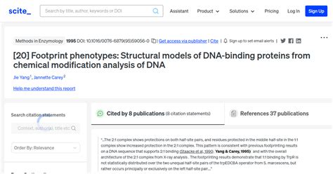 20 Footprint Phenotypes Structural Models Of Dna Binding Proteins From Chemical Modification