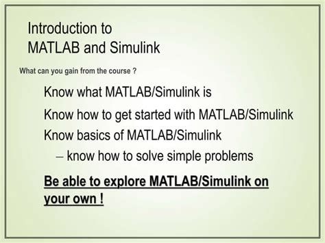 matlab simulink tutorial ppt programming languages computing