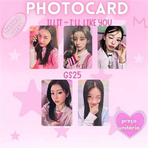 Photocard Fanmade Illit Ill Like You Gs25 Shopee Brasil