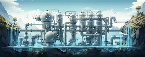 Premium Photo Abstract Water Filtering System Concept Artwork