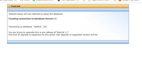 Php Testlink Installation Defaulting To Upgrade When New