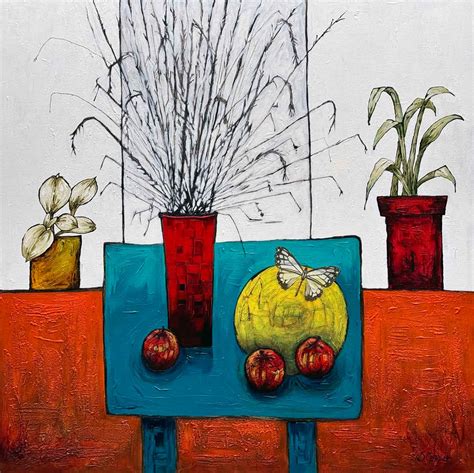 Steve Capper Still Life With Grasses