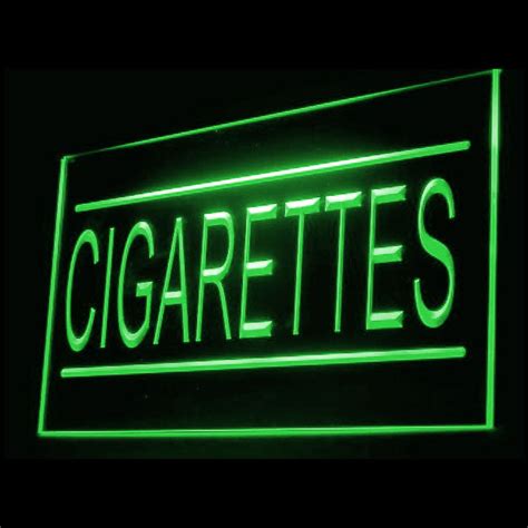 Neon Light Sign Cigarettes Easesign