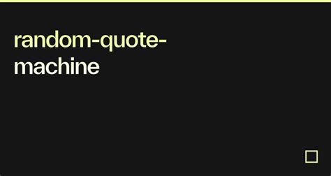Random Quote Machine Codesandbox
