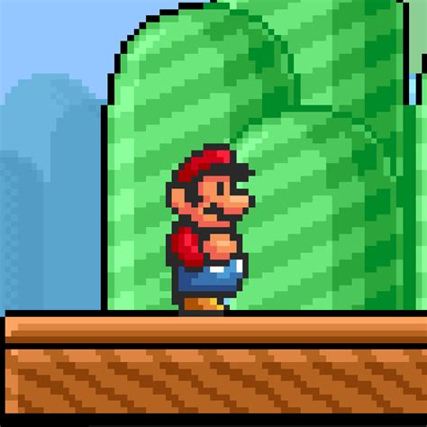 Mario Collecting Coins 