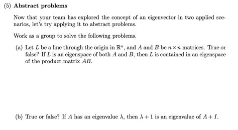 Solved Abstract Problems Now That Your Team Has Explored The