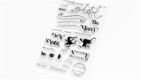 Stamp Set 4×6 Holiday Wishes Heidi Swapp Shop