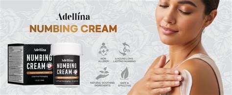 Adellina Numbing Cream Maximum Strength Long Lasting Extra