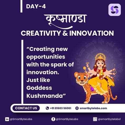 Smart Byte Labs On Linkedin Navratriday4 Goddesskushmanda