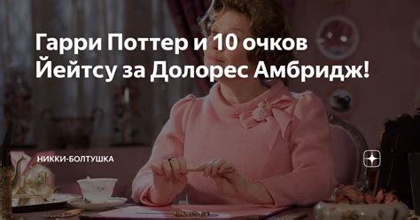 Гарри Поттер и 10 очков Йейтсу за Долорес Амбридж Никки болтушка Дневник взрослой