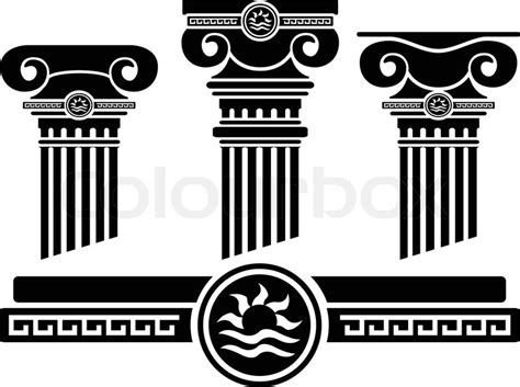 Ionic Column Vector At Collection Of Ionic Column