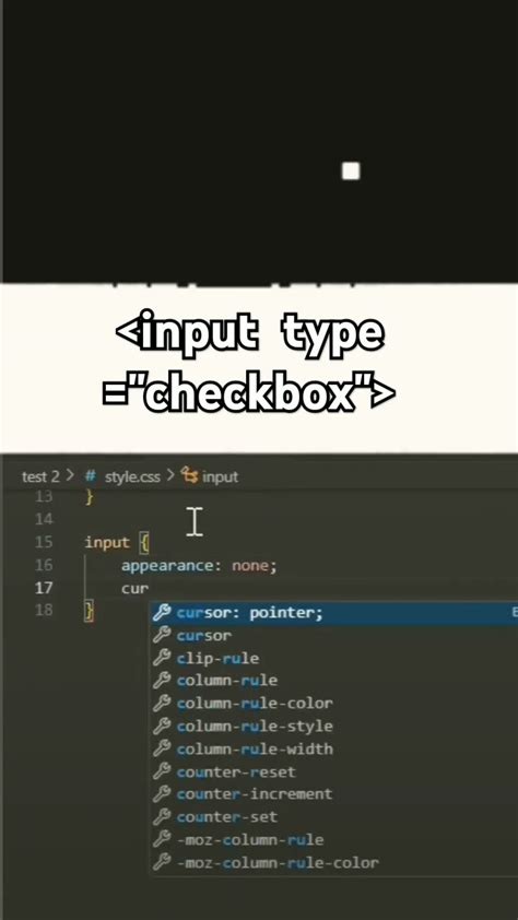 Input Type Checkbox☑️ Html Css Inputtypecodingwebdev Youtube