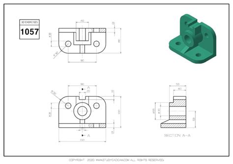 D CAD EXERCISES STUDYCADCAM