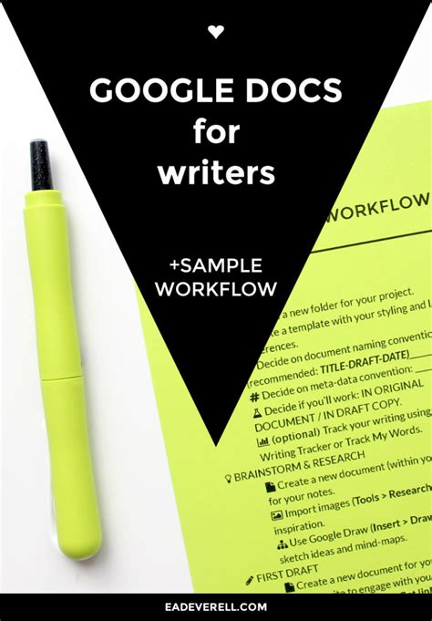 The Ultimate Guide To Google Docs For Writers Workflow Video PDF Checklist