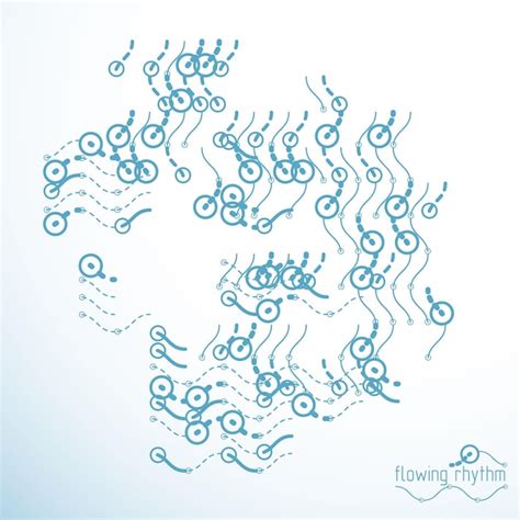 Premium Vector Flowing Rhythm Abstract Wave Lines Vector Background For Use In Graphic And
